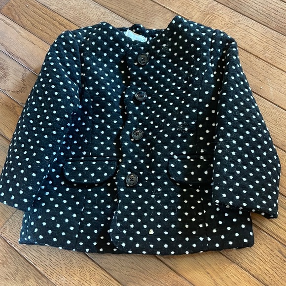 Cat & Jack | Jackets & Coats | Cat Jack Black And White Polka Dot ...